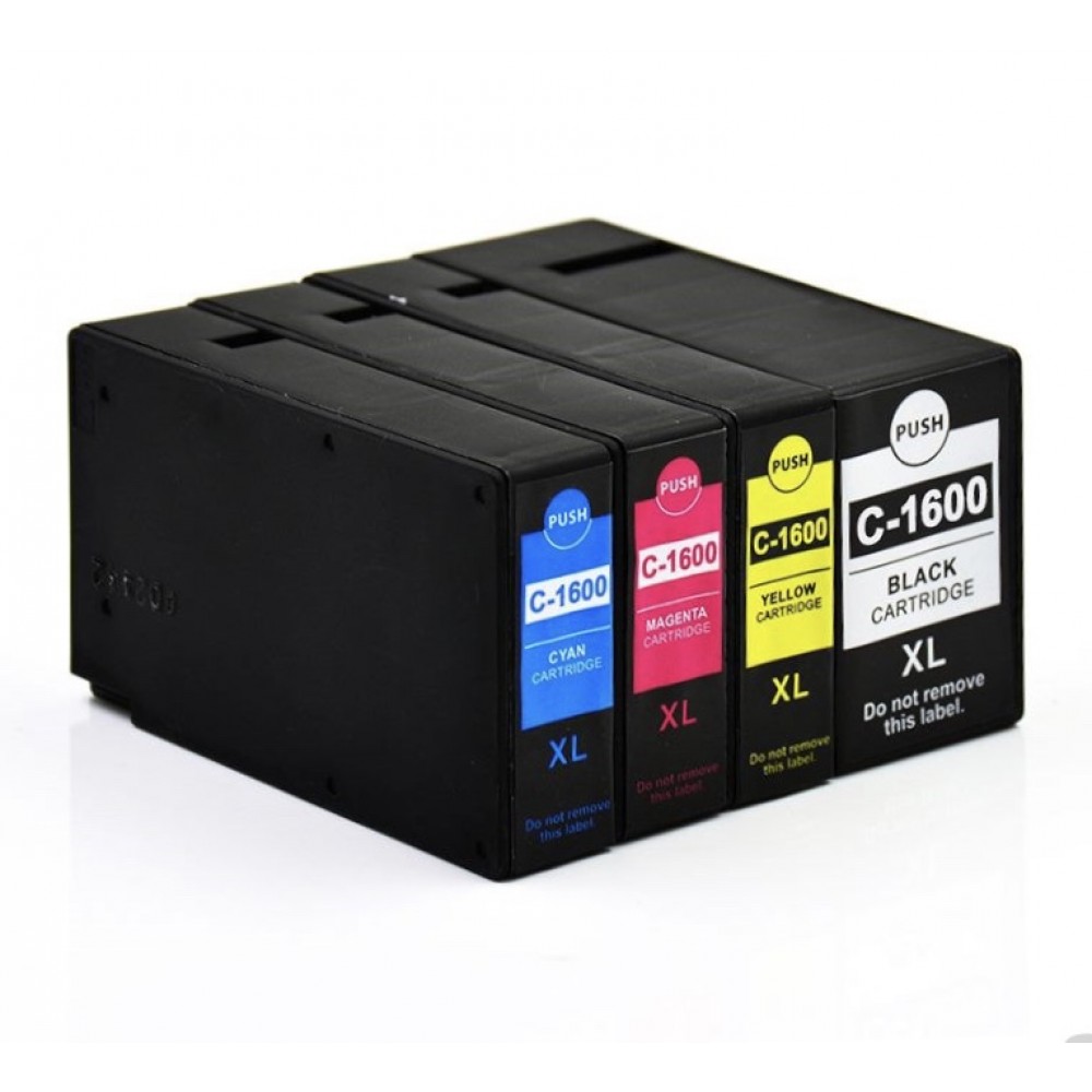 Compatible Canon PGi1600 XL ink cartridge BK+C+M+Y