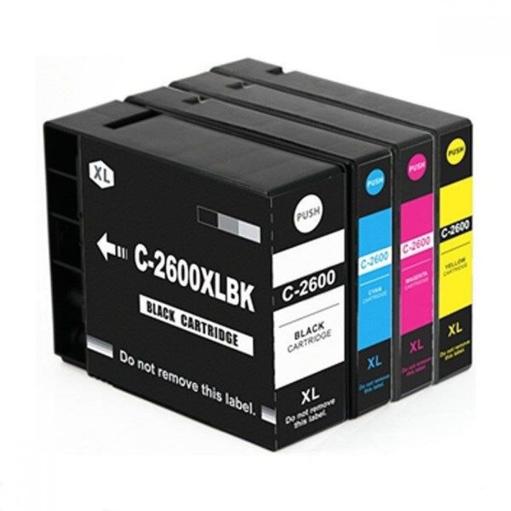 Canon PGi2600 XL Ink Cartridge Compatible BK/C/M/Y